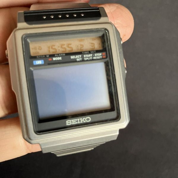 Unused Seiko TV Watch SEIKO TV T001-5010 DXA002 Bond WATCH Watch ...