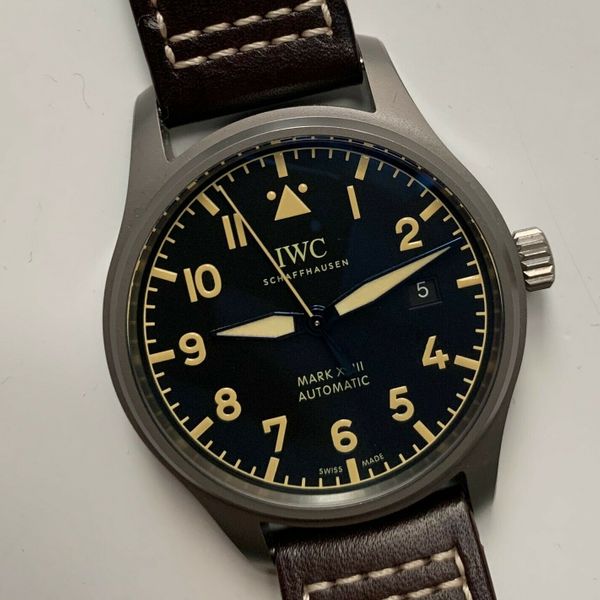 IWC Mark XVIII Heritage Automatic TITANIUM Mens 40mm Watch | WatchCharts