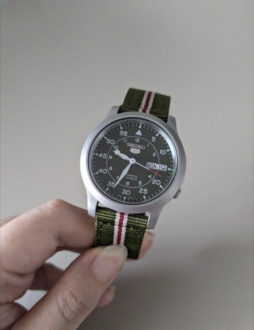 Seiko SNK805K2 in Unique Watermelon ???? | WatchCharts Marketplace
