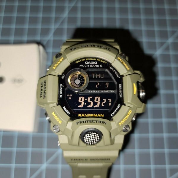 Casio G-Shock Rangeman GW9400-3 Watch Olive Green Module No. 3410 | WatchCharts