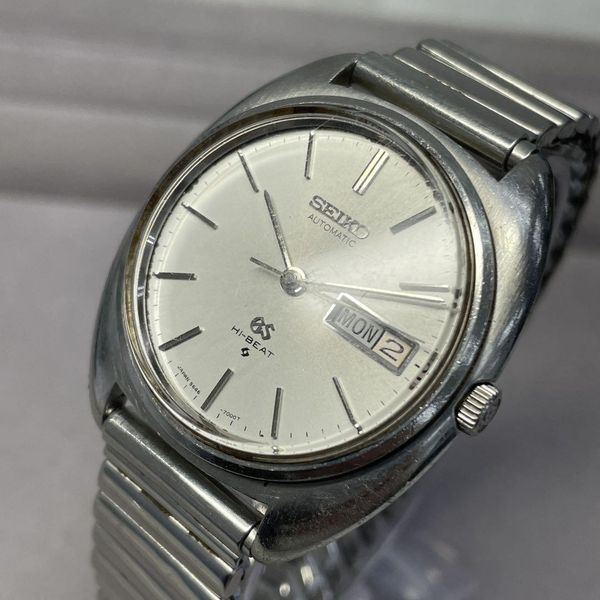 Grand Seiko High Beat 5646-7000 Automatic Watch White 38mm Used Working ...