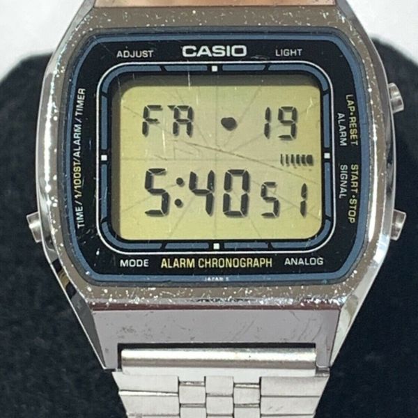 CASIO AA-85 Module 103 Blue Thunder Roy Scheider RARE | WatchCharts ...