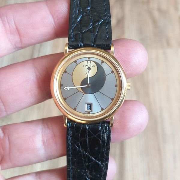Vintage 1980’s Omega Deville Rare Tao Symbol Dial Yin & Yang 1986 ...
