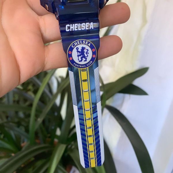 Casio G Shock DW 6900 FC Chelsea. Custom watch | WatchCharts Marketplace