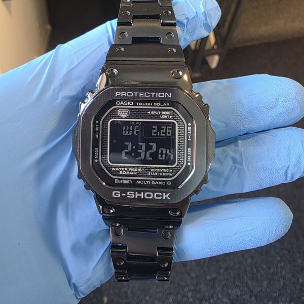 Casio G-Shock FULL METAL 5000 Bluetooth Solar Digital Mens Watch ...
