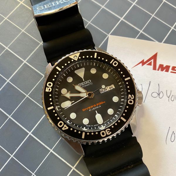 [WTS] seiko skx007j with seiko turtle black resin strap | WatchCharts