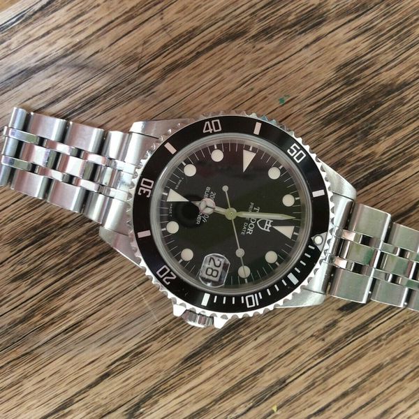 Tudor Submariner 75190 Black dial in excellent orig condition 1998 36mm ...