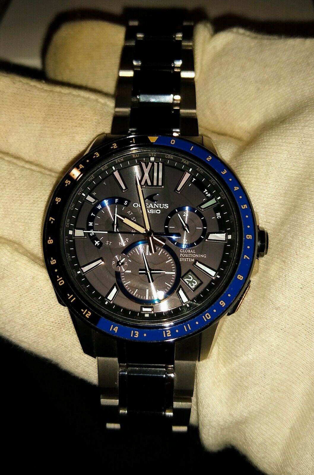 Casio Oceanus OCW-G1200D-1AJF GPS LIMITED EDITION NICE | WatchCharts ...