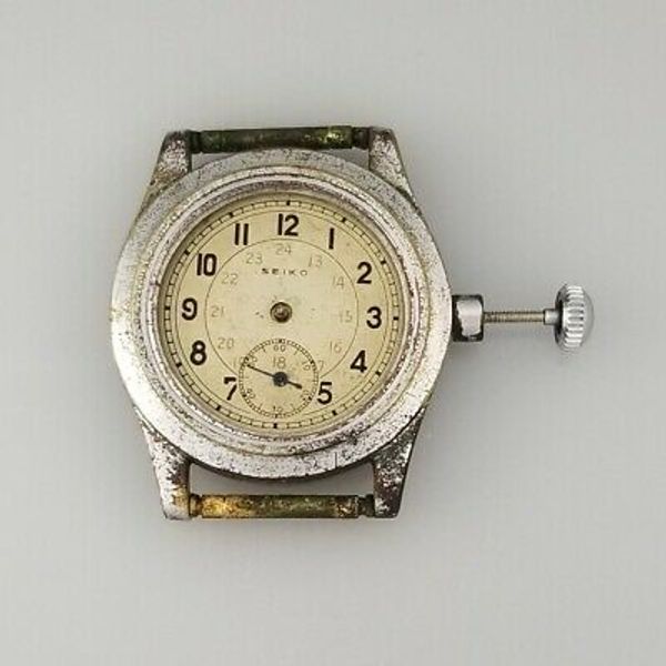 RARE WWII SEIKOSHA SEIKO JAPANESE MILITARY WRIST WATCH to RESTORE ...