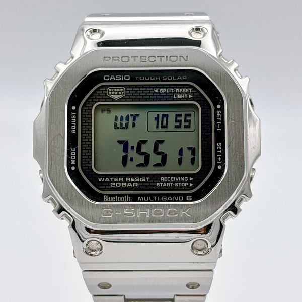 Casio GMW-B5000D-1JF GShock Radio Solar Watch Silver Uses Japan ...
