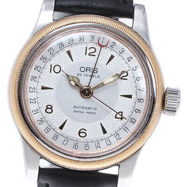 ORIS Big crown 7551 Pointer date Silver Dial Automatic Men's Watch ...