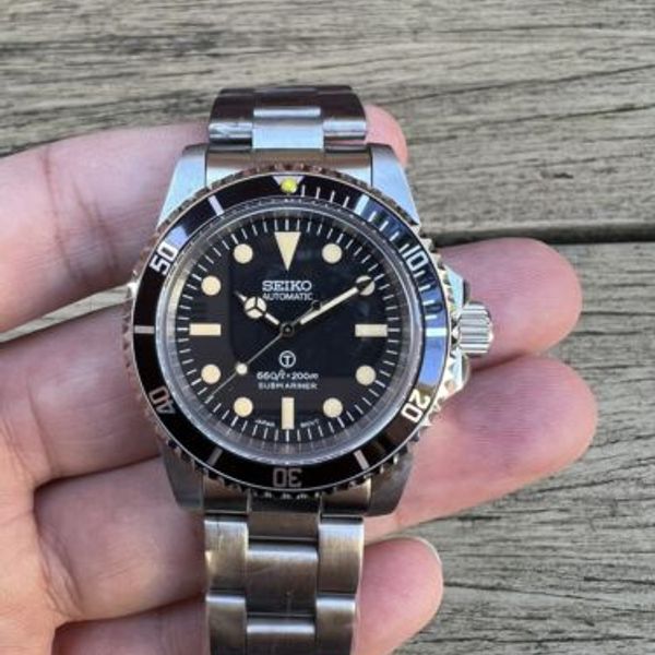 New SEiKO mod Milsub No Date Sub | WatchCharts Marketplace
