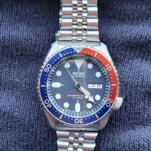 Seiko Skx009 Diver Automatico Seiko Skx007 Blue Dial Watch Sub 21 ...