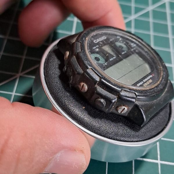 RARE Vintage (1989) Casio DGW-30 Module 828 Japan T LCD Watch *Spare ...