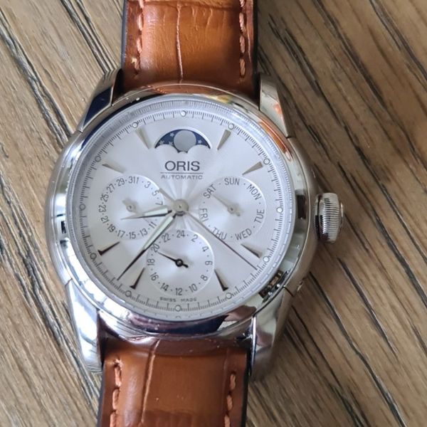 Wonderful Oris 7546A Triple Calendar Moon Phase - FULL SET, RECENT ORIS ...