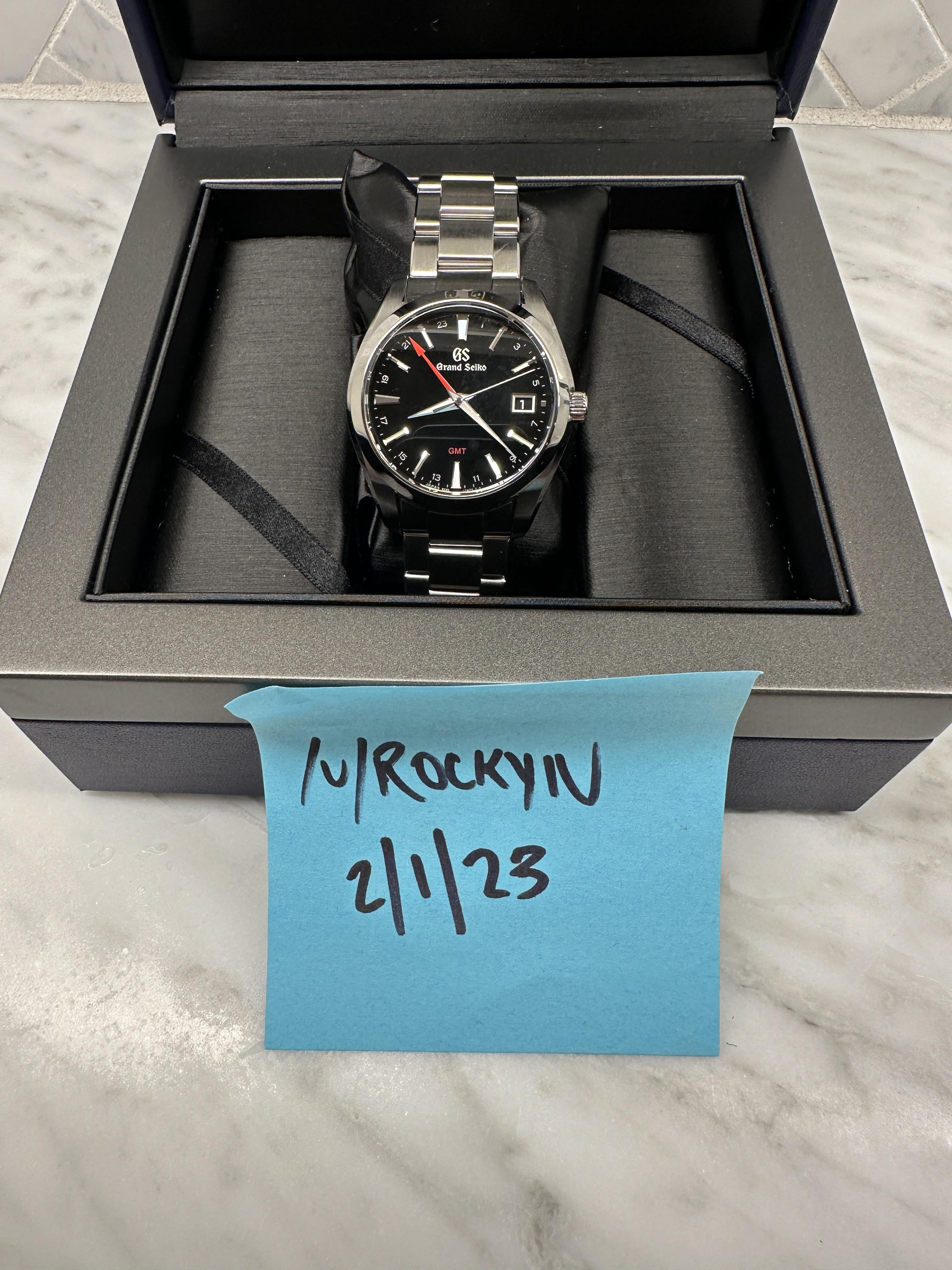 [WTS] Grand Seiko GMT (SBGN013) - MINT w/box and papers | WatchCharts