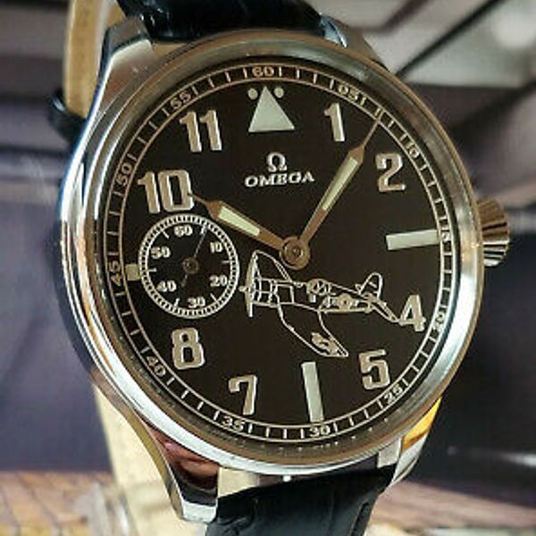 OMEGA Antique Military Vintage Aviation 1939 Military WWII Wristwatch ...