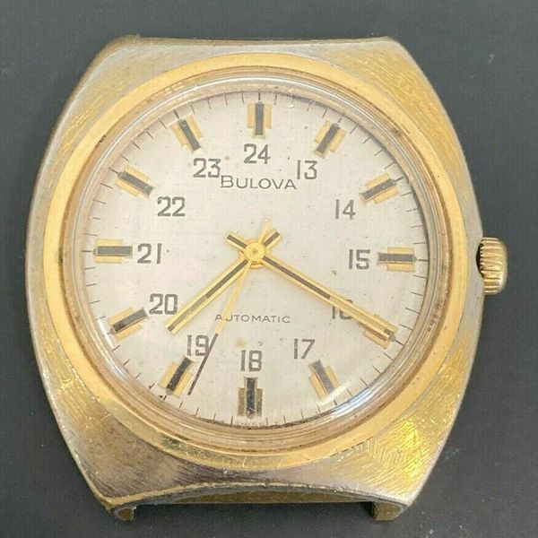 VINTAGE BULOVA AUTOMATIC MENS WATCH GOLD FILLED | WatchCharts Marketplace
