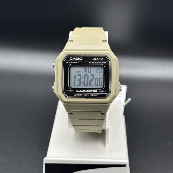 Casio Men's Digital Watch W-217H-5AV Brown Resin 50M Alarm Stopwatch ...