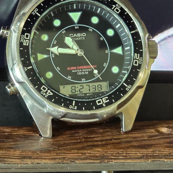 Casio Arnie AMW-320R Men's Watch Alarm Chronograph Water Resist 100M 47 ...