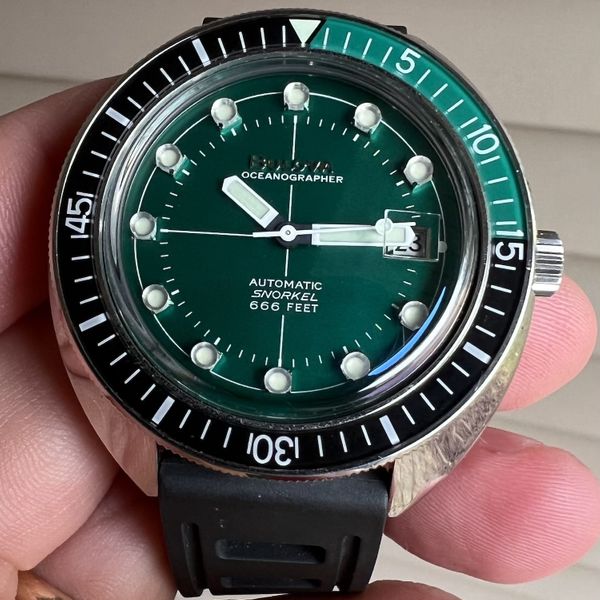 FS: Bulova Oceanographer Green Dial "Devil Diver" (96B322) ($325 ...