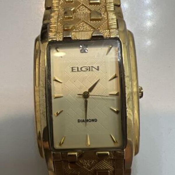 Gold Tone Elgin mens watch. | WatchCharts Marketplace