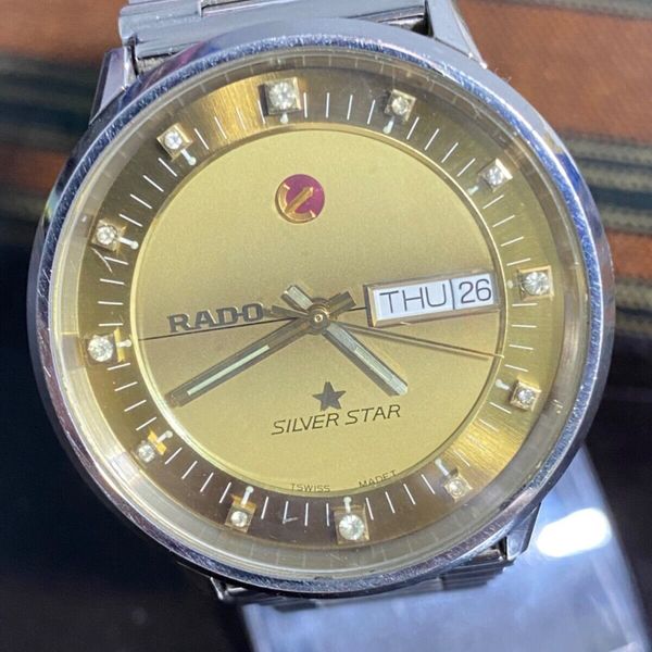 RADO SILVER STAR WATCH AUTOMATIC DAY/DATE. | WatchCharts Marketplace