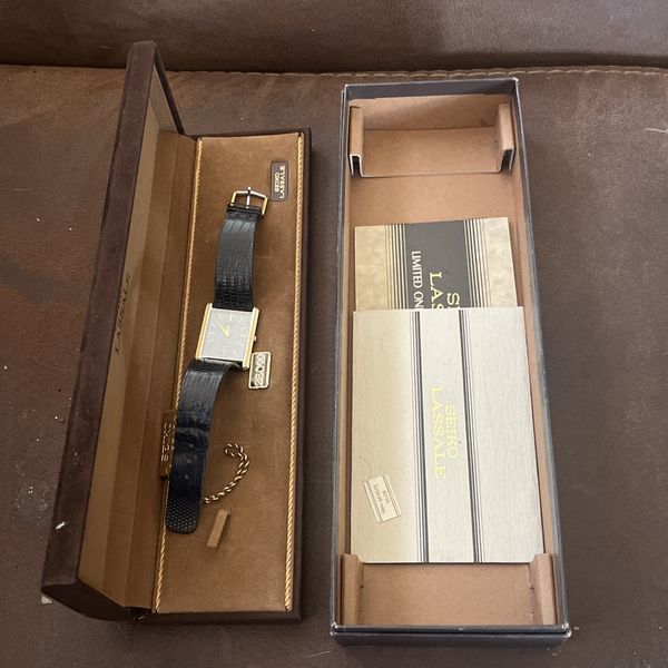 SEIKO LASALLE VINTAGE QUARTZ MENS WRIST WATCH TWO-TONE CASE Not RUNNING | WatchCharts Marketplace