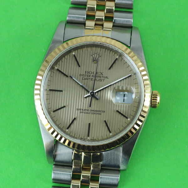 Rolex Datejust reference 16234 Tapestry Dial "American Psycho" Watch ...