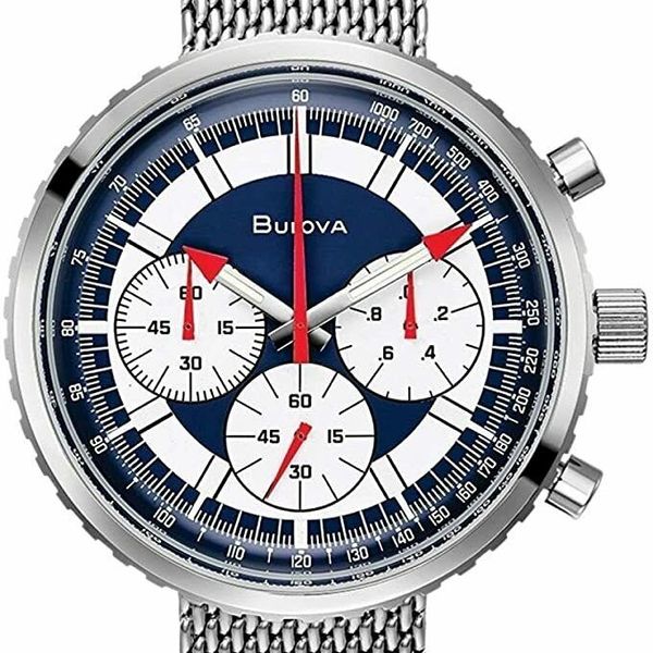 Bulova Men's Archive Watch High Performance 262 kHz Quartz Chronograph ...