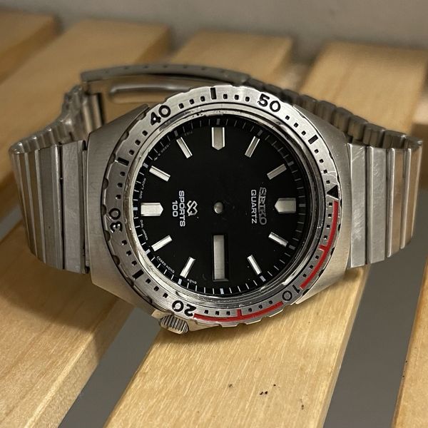 Seiko SQ Sports 100 Quartz Vintage Men Watch 37mm Parts 7123 8219 Some ...