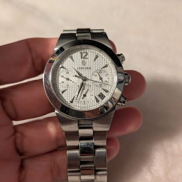 Concord Mariner Automatic Chrono Stainless Steel Watch 14 H7 1891 Men's ...