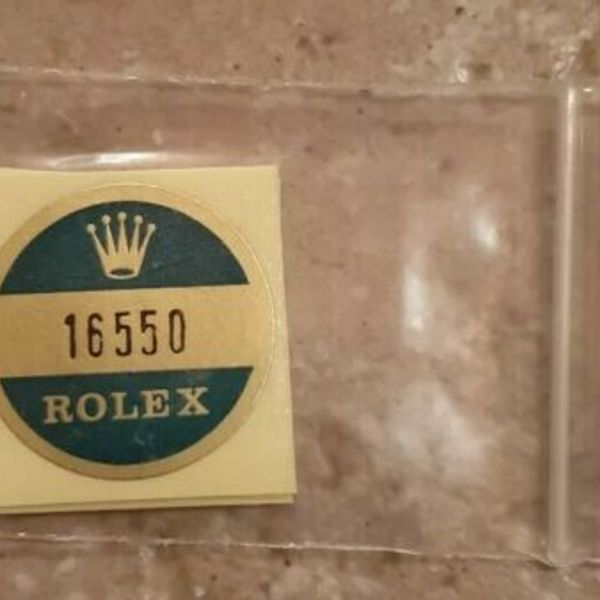 and) 16550 Rolex Vintage Sticker Aufkleber Etiqueta Adhesivo adhesive ...