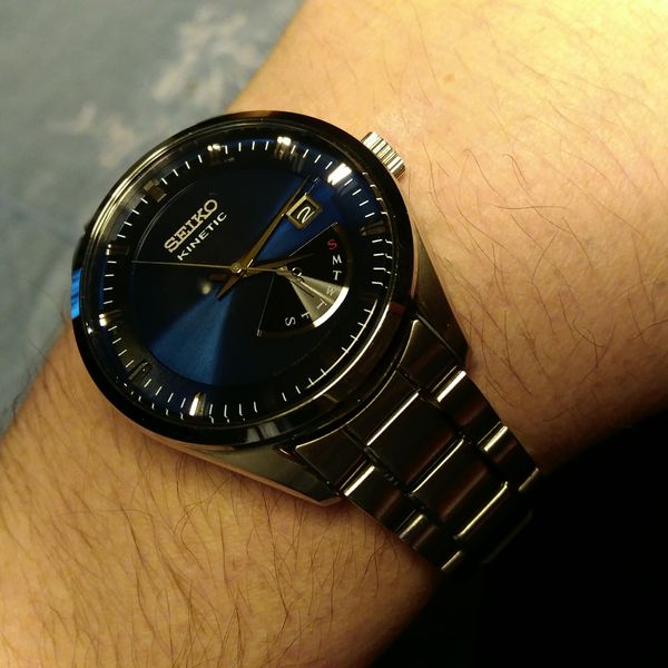 SOLD .......Seiko Kineic Retrograde Date | WatchCharts Marketplace