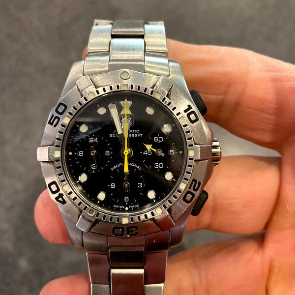 tag heuer aquagraph watch one owner | WatchCharts Marketplace