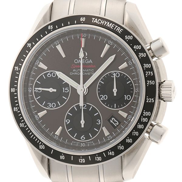 OMEGA Omega Watch Speedmaster Racing Gray Dial Men's Automatic SS ...