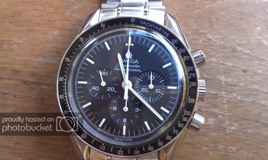 SOLD: Omega Speedmaster Moonwatch 1863 Ref. 3572.50 Hesalite/Sapphire ...