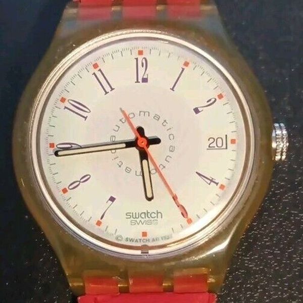 Used Swatch automatic movement watch 2842 movt Kinetic EC | WatchCharts ...