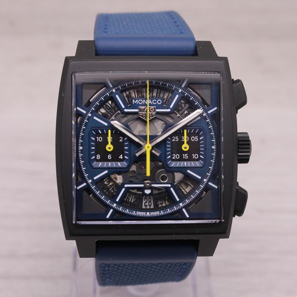 Tag Heuer Monaco 39mm DLC Titanium Mens Automatic Chronograph Watch ...