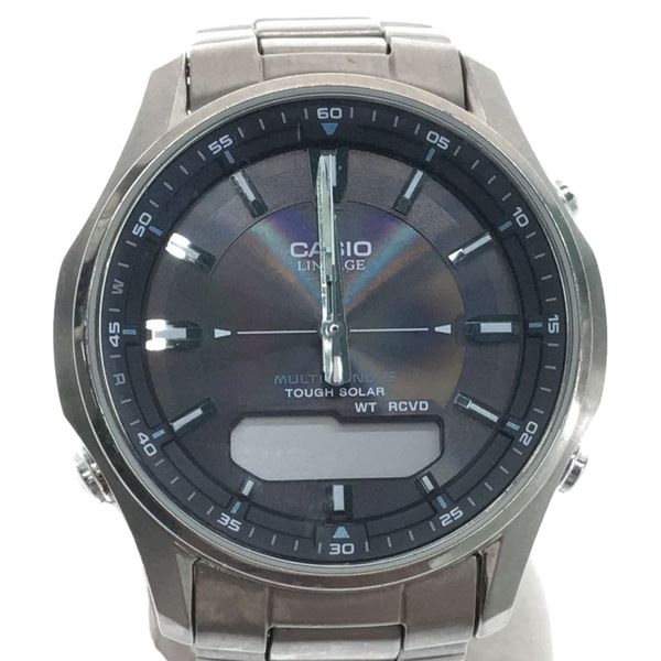 [Used] CASIO Slight scratches/Solar watch/Analog/Stainless steel/LCW ...