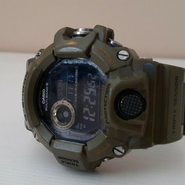 Casio Rangeman GW-9400-3 ABC NOT FULLY FUNCTIONAL READ DESCRIPTION ...