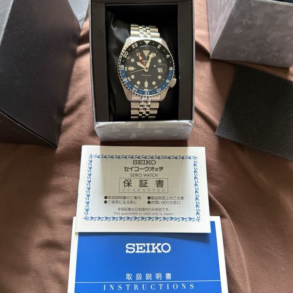 Seiko SBSC003 Japanese Seiko 5 Sport GMT | WatchCharts Marketplace