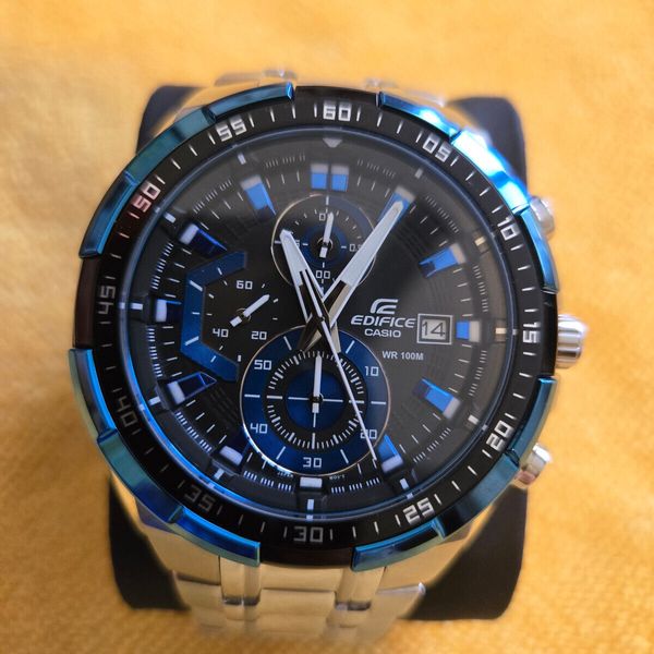 Casio Ediface Chronograph Men's Watch excellent | WatchCharts Marketplace