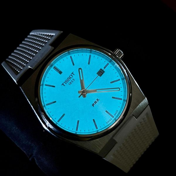 Tissot PRX 40mm Full Lume Dial [$275 USD] | WatchCharts Marketplace