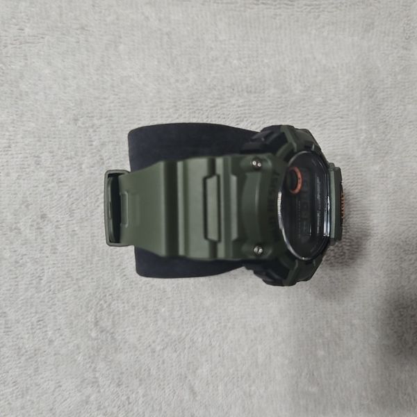 Casio Men's Quartz Mud Resistant Army Green Resin Band 50mm Watch ...