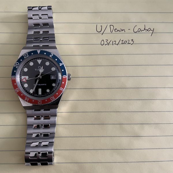 [WTS] Timex Q GMT Pepsi | WatchCharts