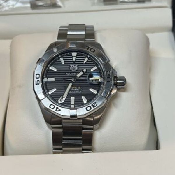 Tag Heuer WBD2110-0 Aquaracer Calibre 5 Date Automatic Winding Men's ...