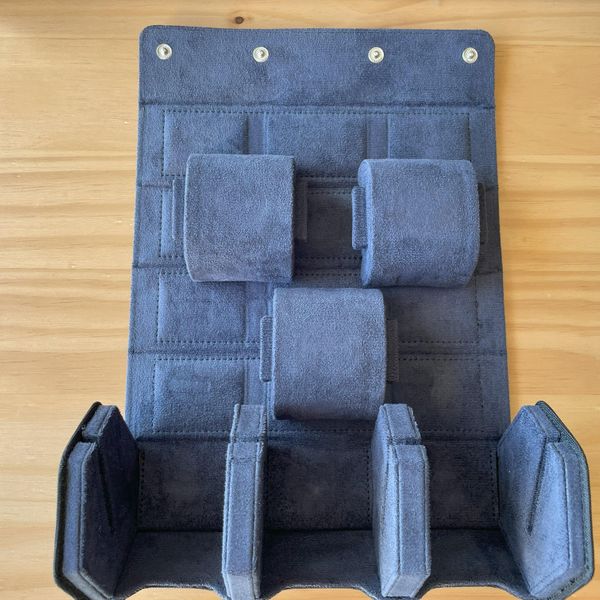 [WTS] Hexagon Watch Case - Black / Dusk Blue (3 Watch Holder) | WatchCharts