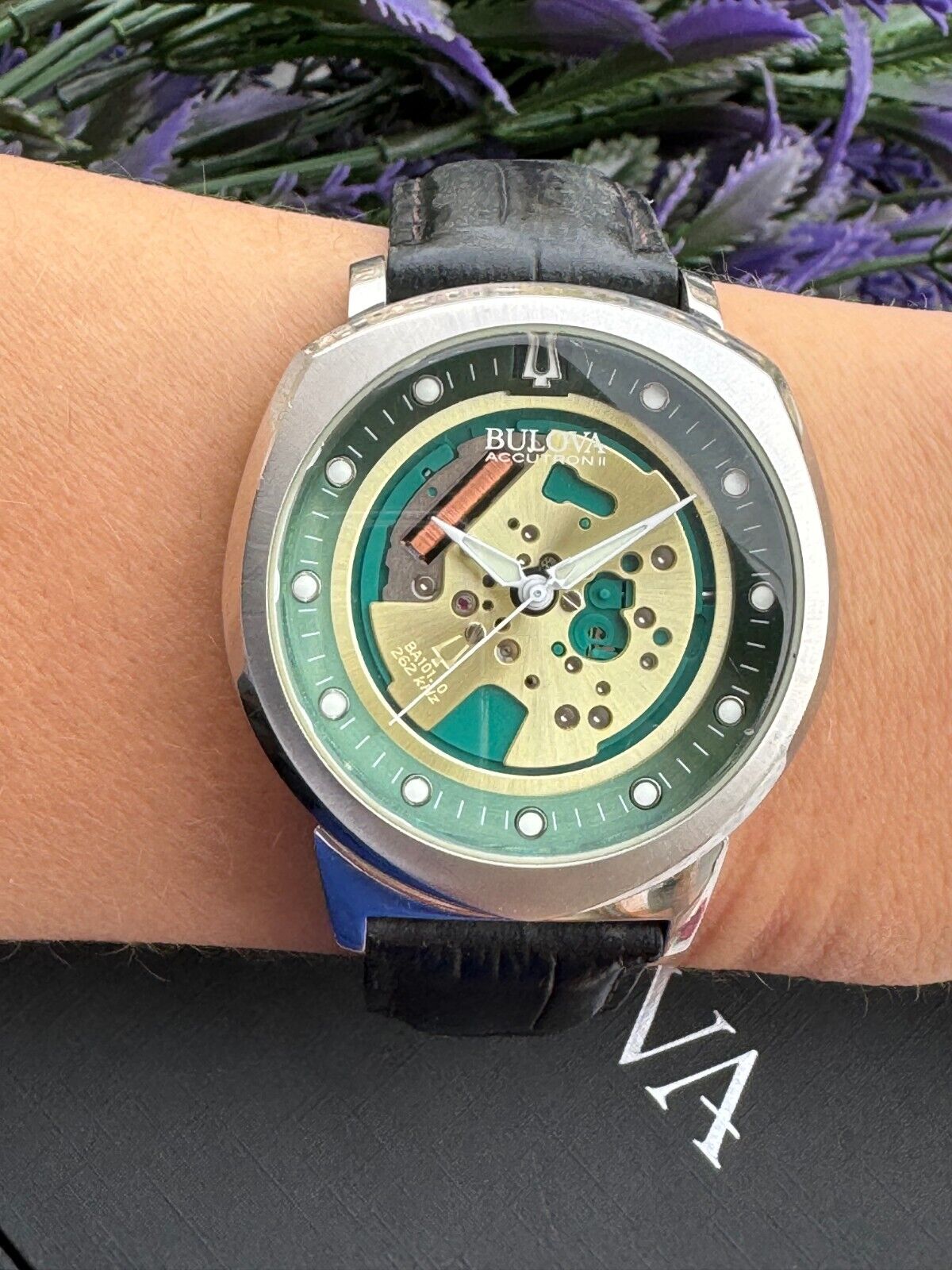 Bulova Accutron II Alpha Spaceview Mens 42mm Swiss Made 96A155 ...