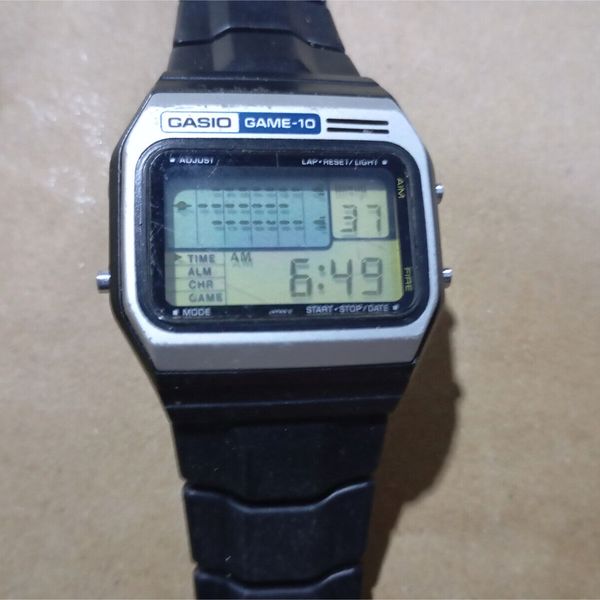 vintage CASIO GAME-10 wristwatch game rare nr | WatchCharts Marketplace